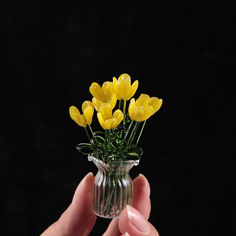 Handmade Glass Flower Arrangement – Modomu
