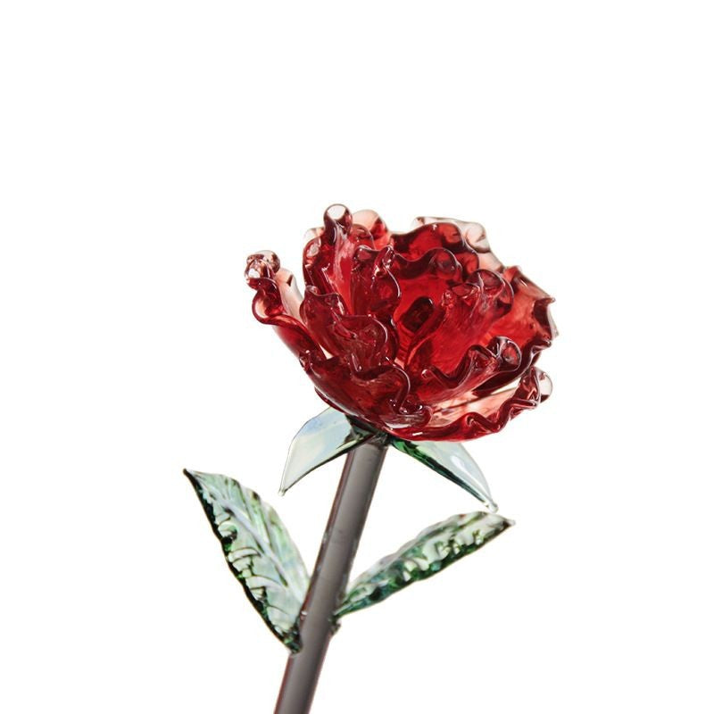 Eternal Rose Glass Vase Decor – Modomu