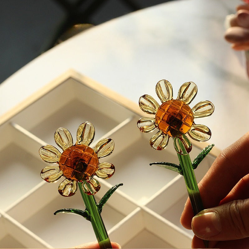 Handmade Sunflower Glass Ornament – Modomu